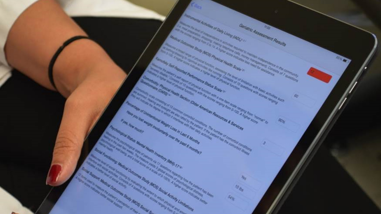 CARG Geriatric Assessment Tool – Cancer and Aging Research Group